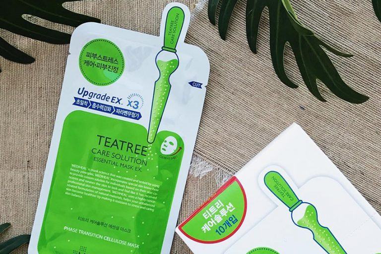 Combo 5 Miếng Mặt Nạ Tràm Trà Trị Mụn Teatree Healing Solution Essential