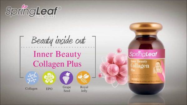 Viên uống Springleaf- Inner Beauty Collagen 6-In-1 Advanced 180 viên